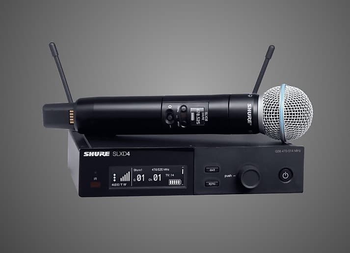 Shure SLXD24/B58-J52 Wireless System with Beta 58 Microphone. | Reverb