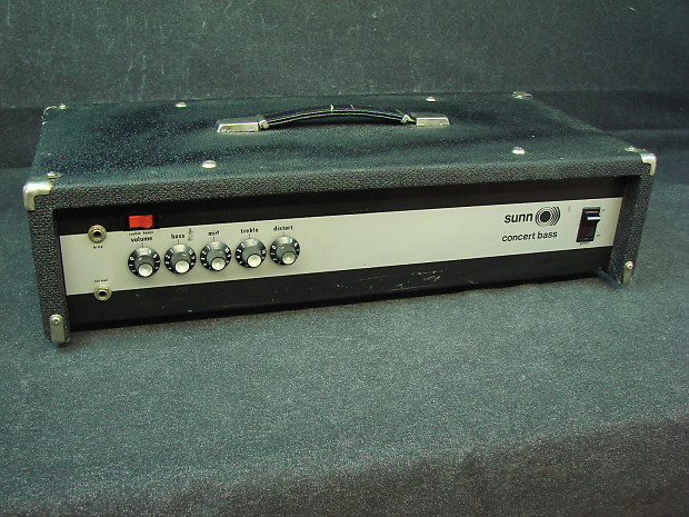 Vintage Sunn USA Concert Bass Amplifier Head | Reverb