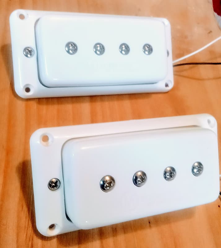 Ed Elliott Mosrite Bass Guitar Pickups/ white | Reverb
