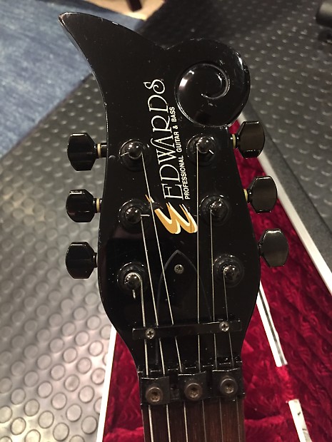 Prince Cloud Guitar - Edwards by ESP - Black with Rosewood Prince Cloud Guitar - Edwards by ESP - Black with Rosewood