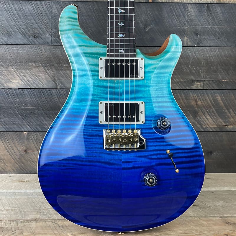 PRS Custom 24 Wood Library Flame Maple 10-Top Torrefied Maple | Reverb