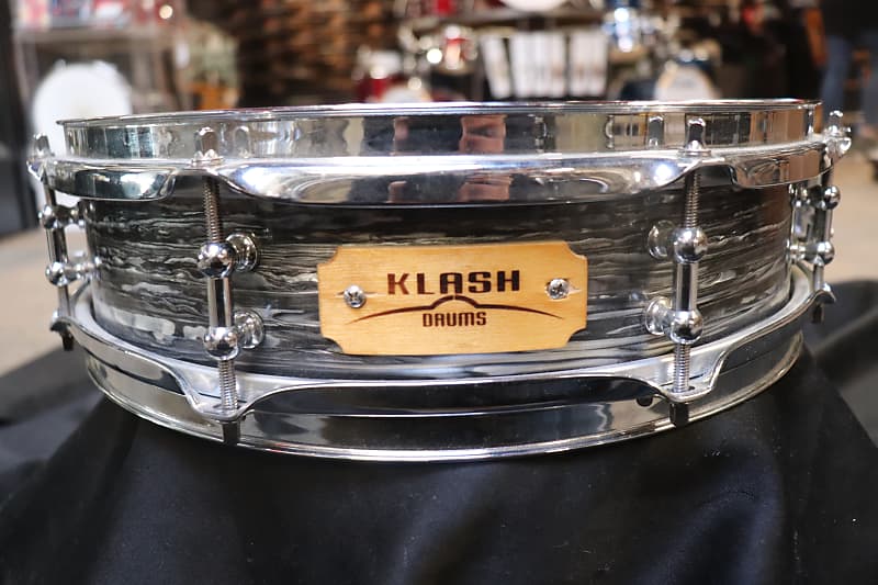 Klash Custom 3.5x14 Snare Drum Black Oyster | Reverb