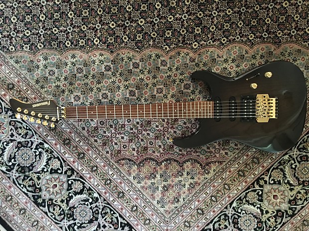 Fernandes FR-65 1996 Black Transparent Superstrat w/ Floyd | Reverb