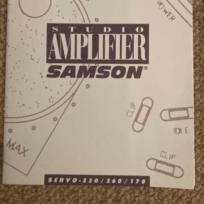 Samson Servo-170 Studio Amplifier | Reverb