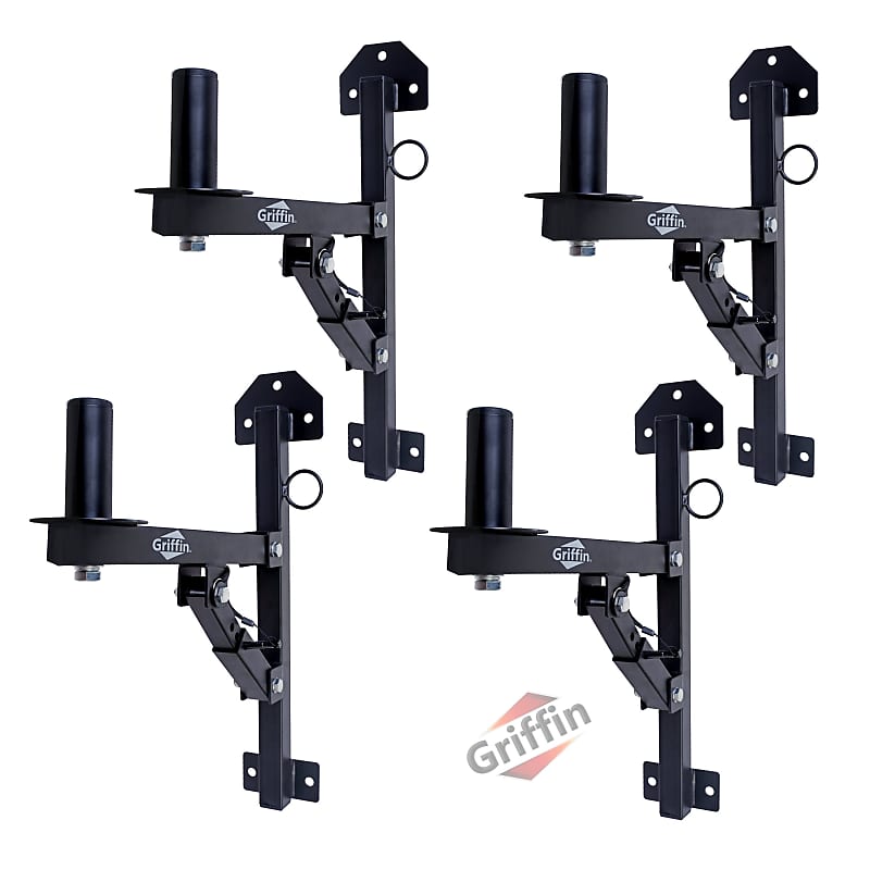 Wall Mount Brackets for PA Speakers (4 PACK) by GRIFFIN | | Reverb