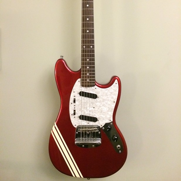 Fender '69 Mustang Reissue 1993-1994 Competition Red | Reverb