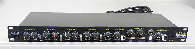 Whirlwind US Audio "Mix-6" Stereo Rack Mount Mic/Line Mixer | Reverb