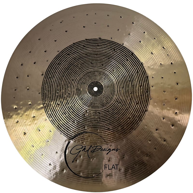21.5" GM Designs EMBER Flat Ride Cymbal - Dynamic, Vibrant | Reverb