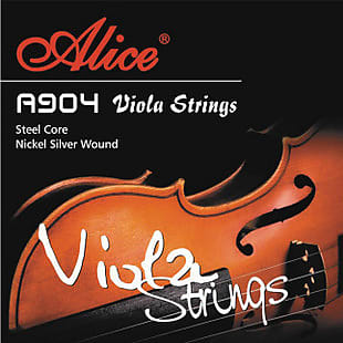 Alice A904 Steel-Core Nickel Silver 16" Viola Strings | Reverb