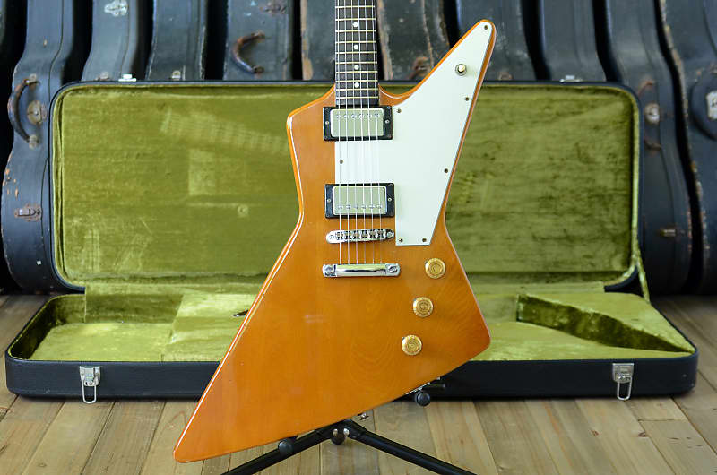 Super Clean 1978 Greco Explorer EX-800 Korina finish, just | Reverb