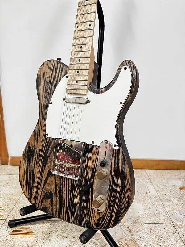 Slick Guitars SL51 2020s - Black Ash | Reverb