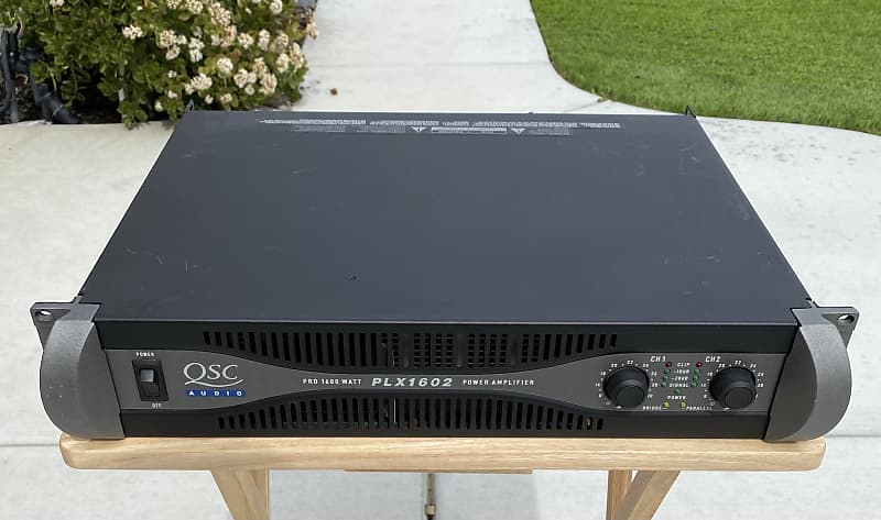 QSC PLX-1602 Power Amp, rack, amplifier, PLX1602 | Reverb