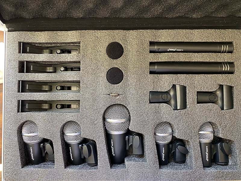 Pyle PDKM7 7-Piece Drum Mic Kit | Reverb
