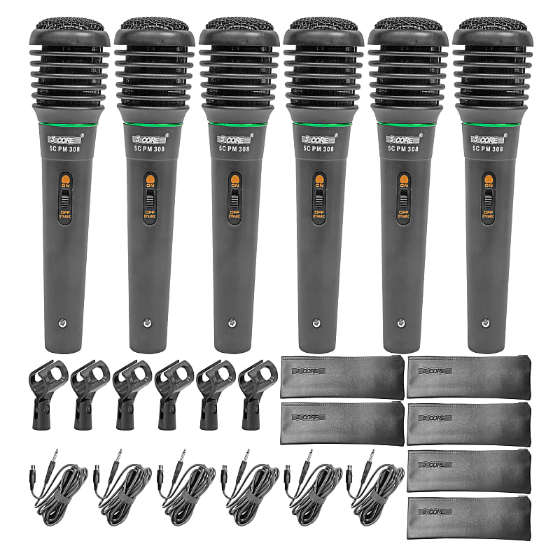 5Core Dynamic Microphone Cardioid DJ Mic| Mic for Singers | Reverb