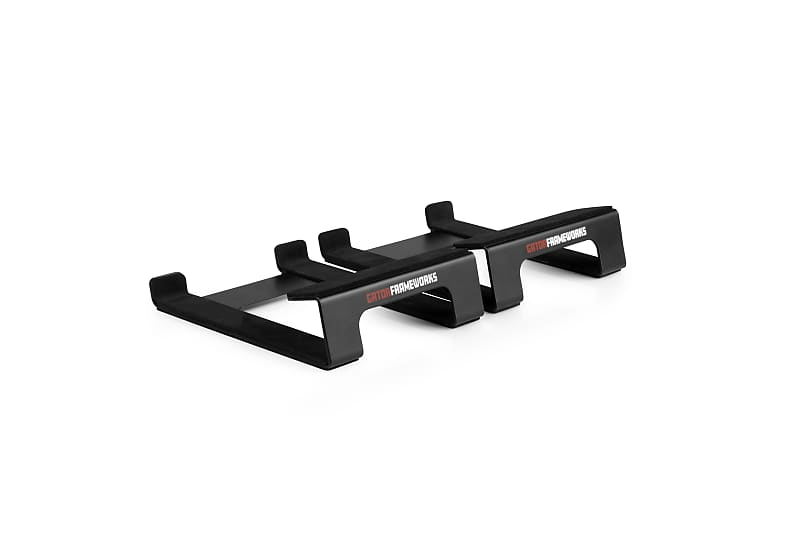 Gator Frameworks Pair of Desktop Wedge Stands for Small to | Reverb