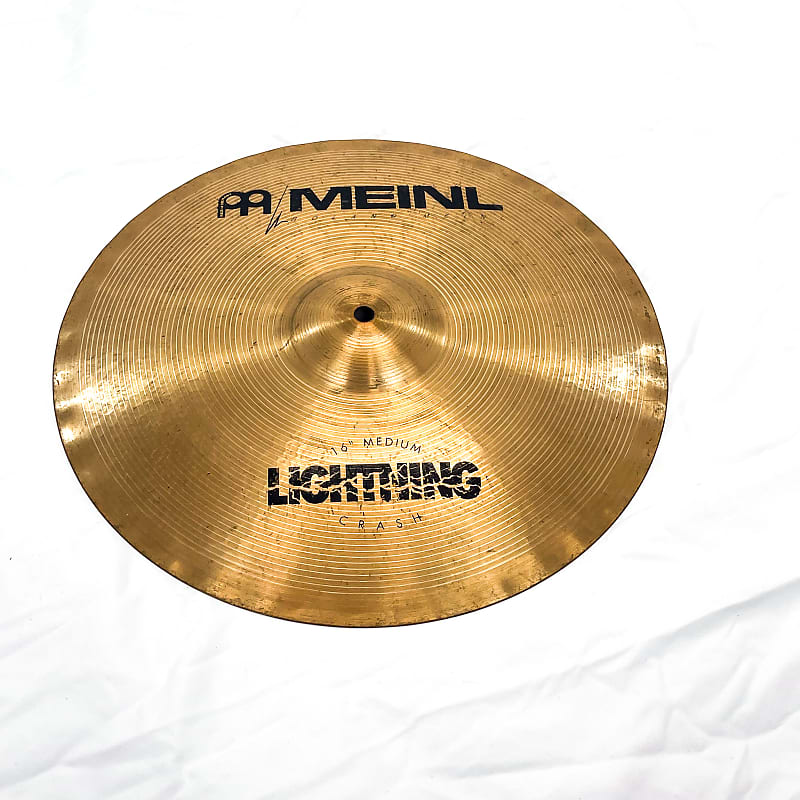 Meinl Lightning 16" Medium Crash with Sound Edge 1990's - | Reverb