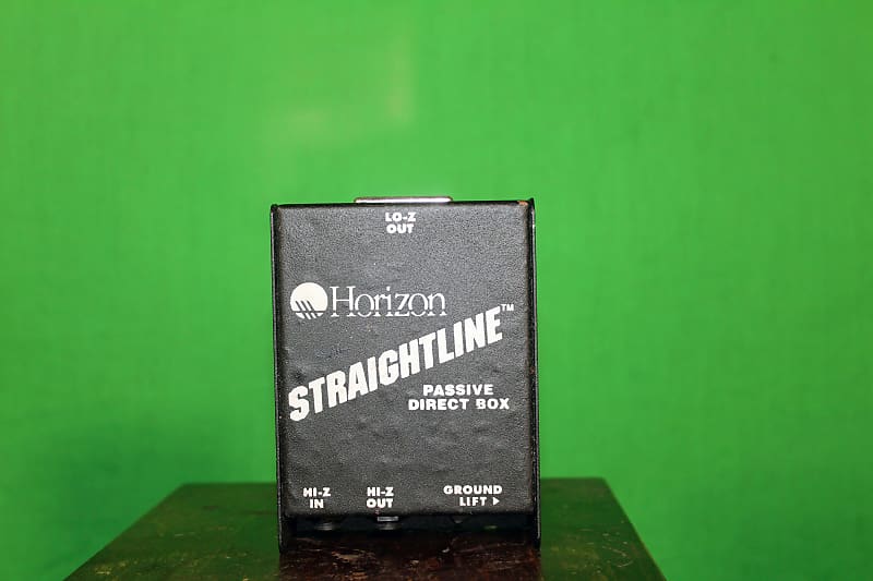 Horizon Straightline Passive Direct Box Black | Reverb UK