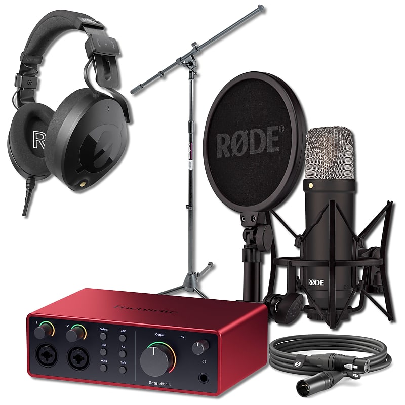 Rode NT1 Signature Series (Black) Condenser Microphone with | Reverb