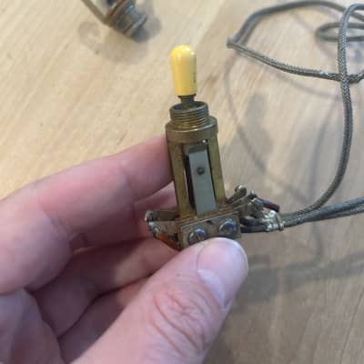 Vintage Gibson Switchcraft Es335 Les Paul Wiring 3 Way Switch | Reverb