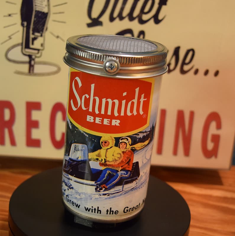 Lo Fi Beer Can Microphone - Schmidt, Snowmobile | Reverb