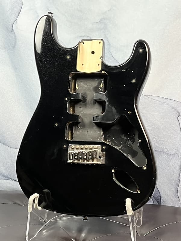 Fender Starcaster Body Black Sparkle Reverb