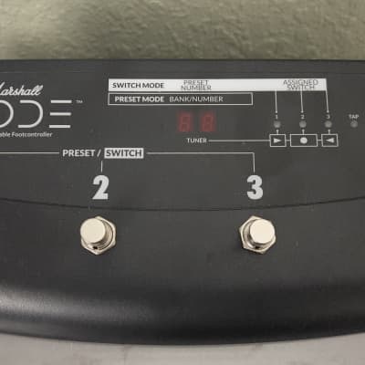 Marshall CODE guitar amp foot controller | Reverb