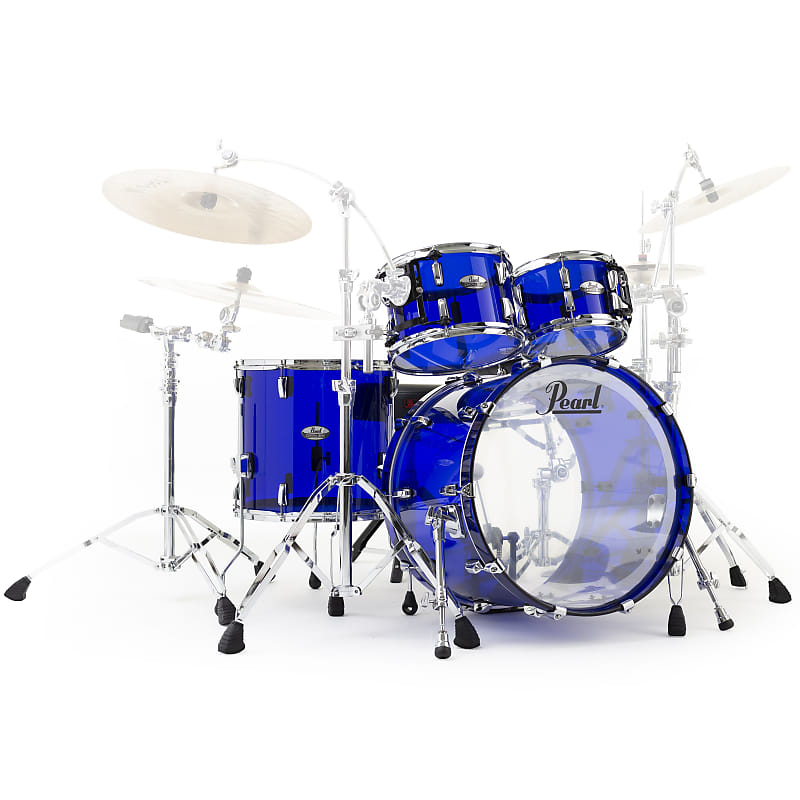 Pearl CRB524P Crystal Beat Shell Set Blue Sapphire - Drum Set | Reverb