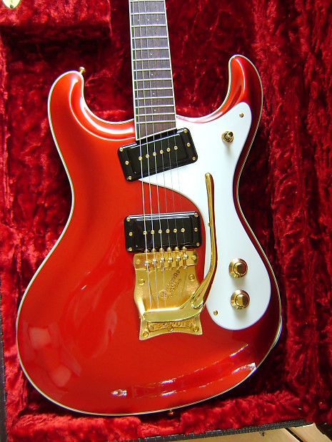 Mosrite Ventures Fillmore Japan 1963 Reissue Candy Apple Red | Reverb