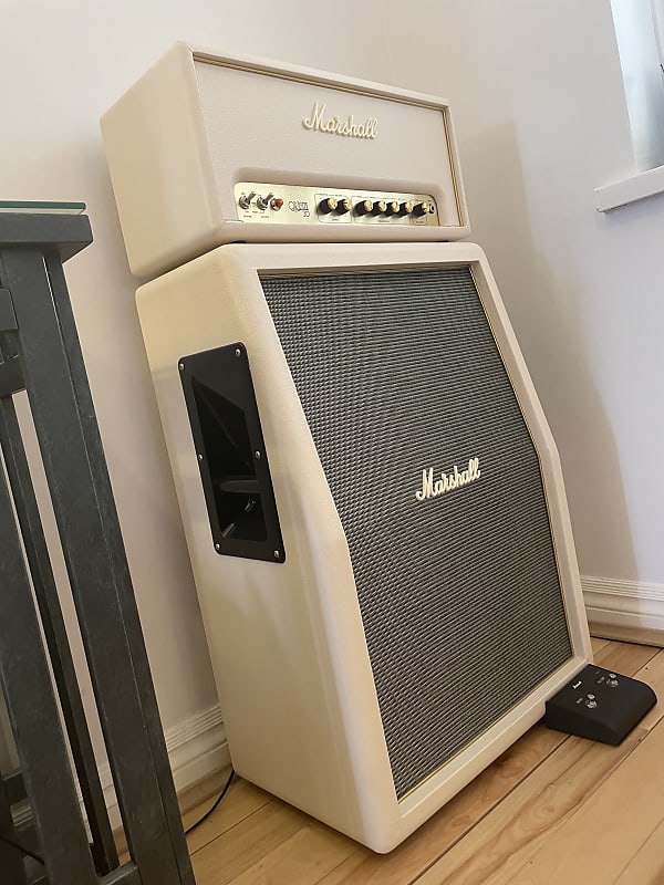 Marshall Origin 20 Head + 212A Cabinet Stack - Cream | Reverb UK