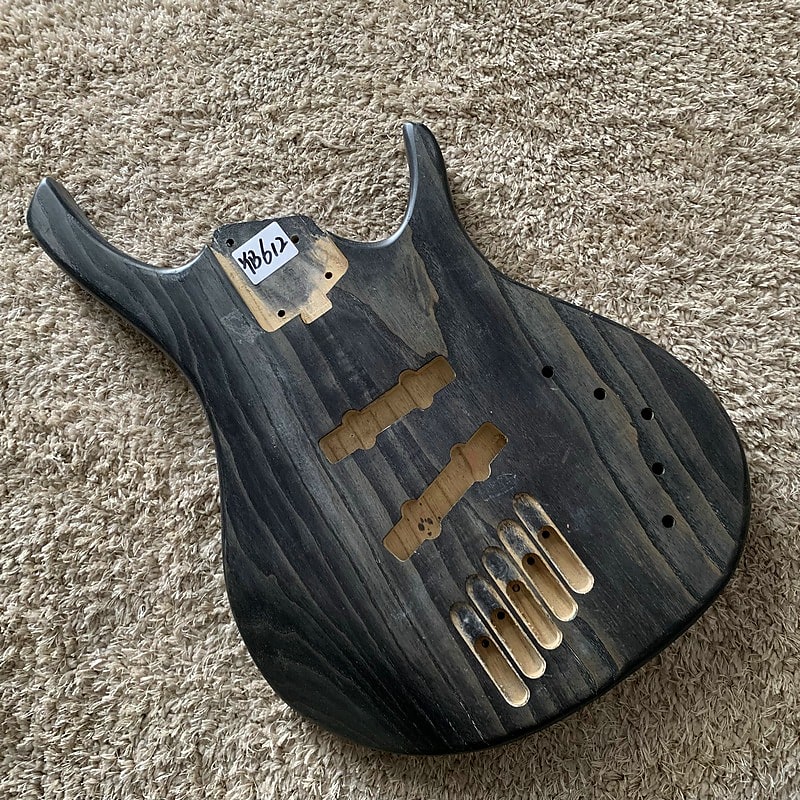 Solid Alder Wood 5 String Bass Guitar Body DIY Project | Reverb