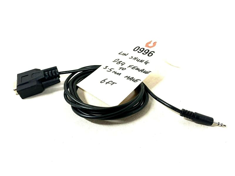 LIN SHUNG 6FT DB9 FEMALE TO 3.5MM MALE DB9 CABLE #0996 (ONE) | Reverb