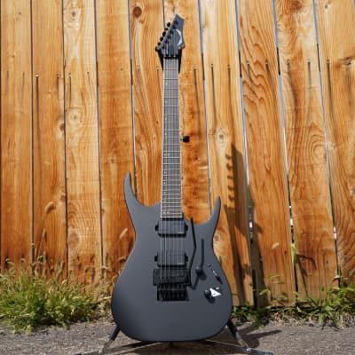 Dean Exile Select Floyd Fluence Black Satin 6-String Electric | Reverb