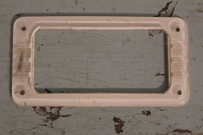 Gretsch Pickup Bezel White 60s Vintage | Reverb