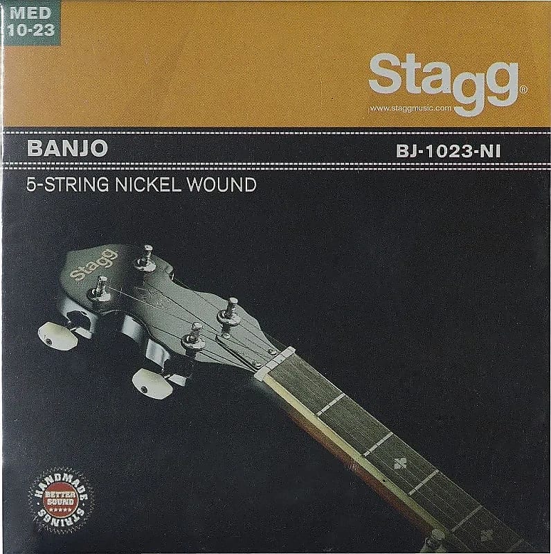 (7-Pack) Stagg BJ-1023-NI 5-String Banjo Strings | Reverb