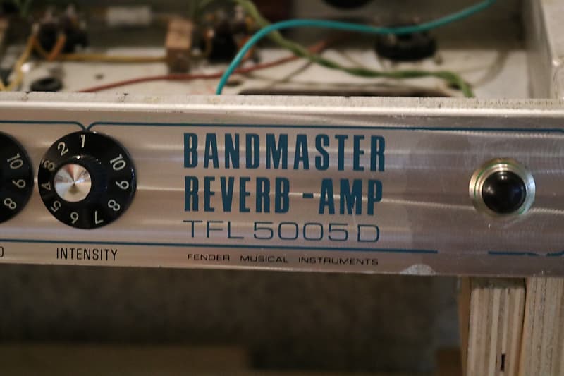 Vintage Original 1960s Fender Bandmaster Reverb Chassis - | Reverb