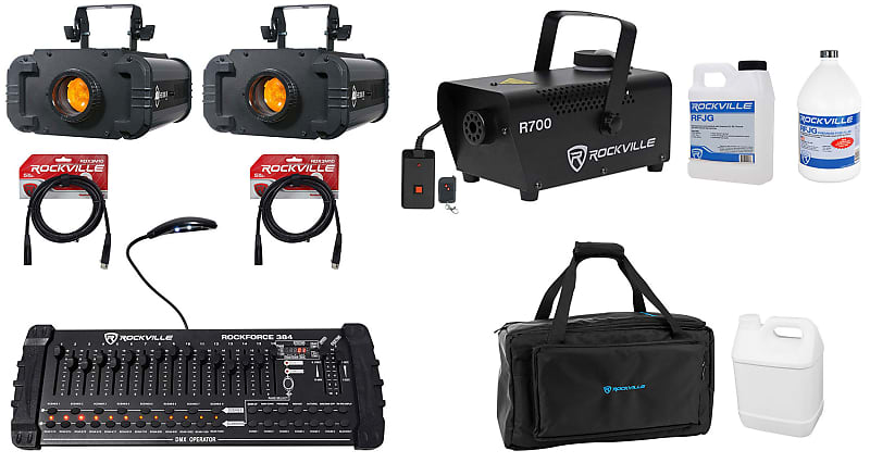 (2) American DJ H2O DMX PRO IR LED Water Flow Effect | Reverb