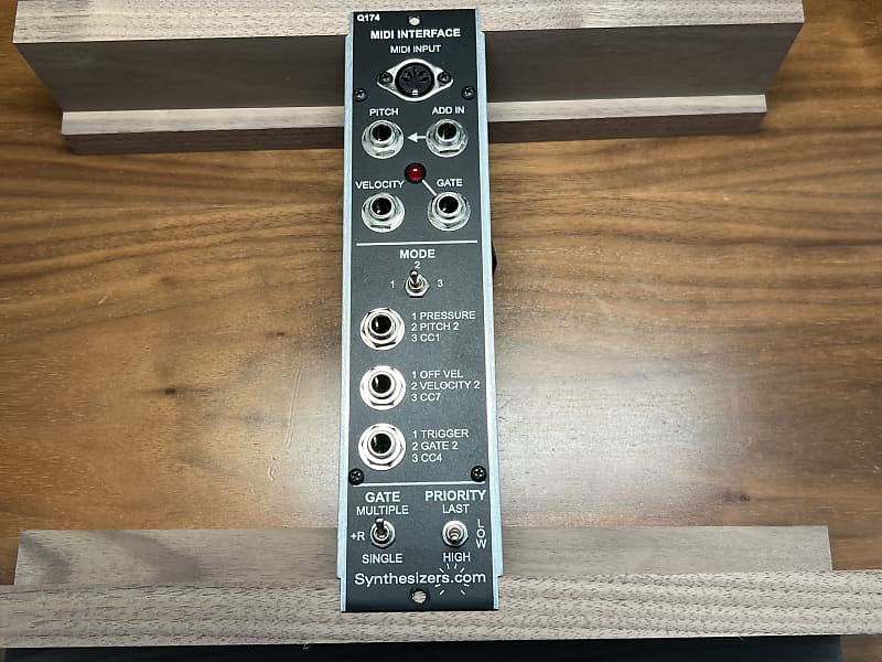 Synthesizers.com Q174 MIDI Interface 5u 2022 | Reverb