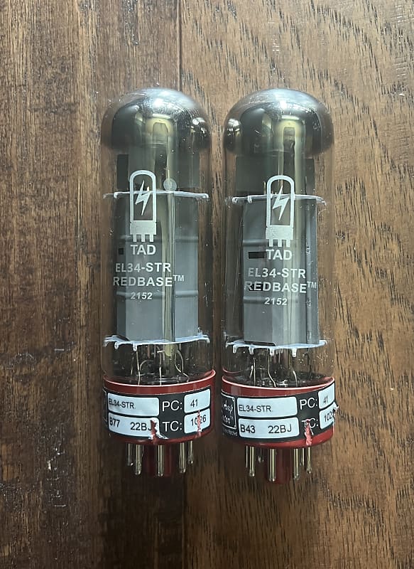 TAD EL34 Redbase matched pair | Reverb