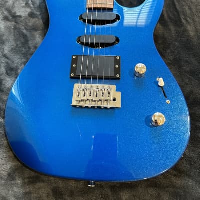 Stagg Stratocaster Metallic Blue Electric Guitar | Reverb