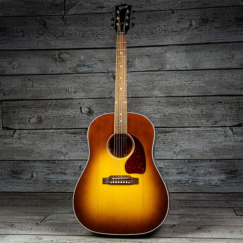 Gibson J-45 Standard Red Spruce Exclusive - Honey Burst | Reverb