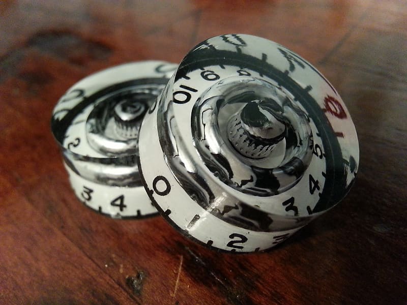 JAT CUSTOM GUITAR PARTS CTS Split Shaft 24 Spline Speed Knobs | Reverb