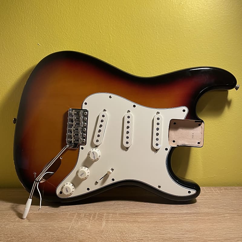 MIJ Fender Stratocaster loaded body Sunburst | Reverb