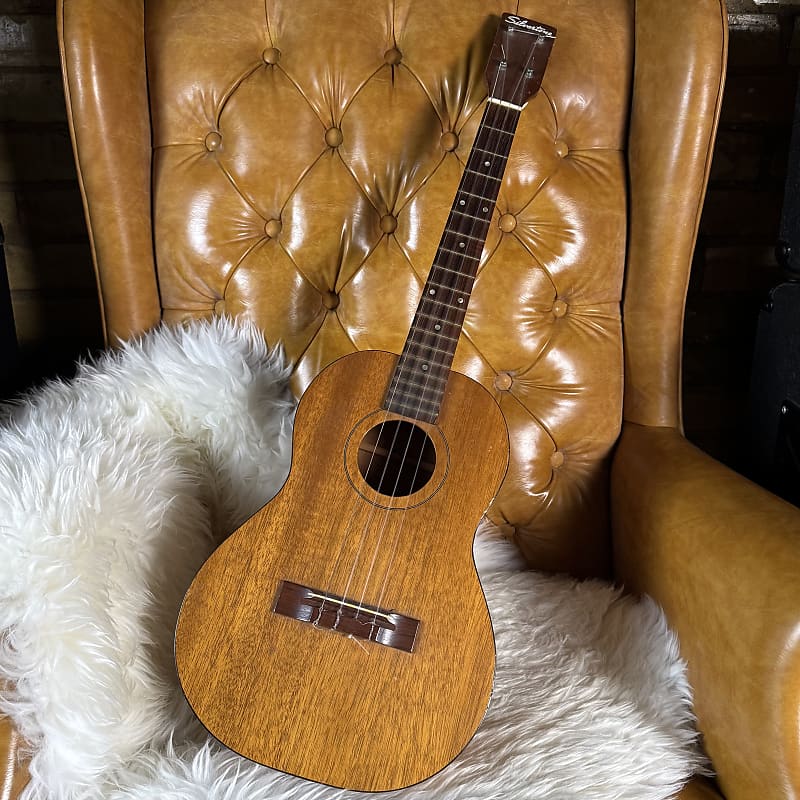 1950s Silvertone Baritone Ukulele Vintage Harmony Made In USA | Reverb