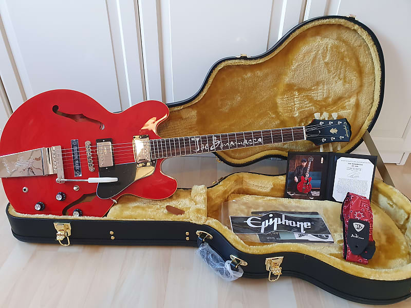 2022 Epiphone ES 335 Joe Bonamassa Custom Inlay Glossy 60s | Reverb