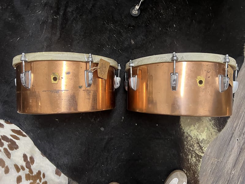 Ludwig Timbales 60s - Copper | Reverb