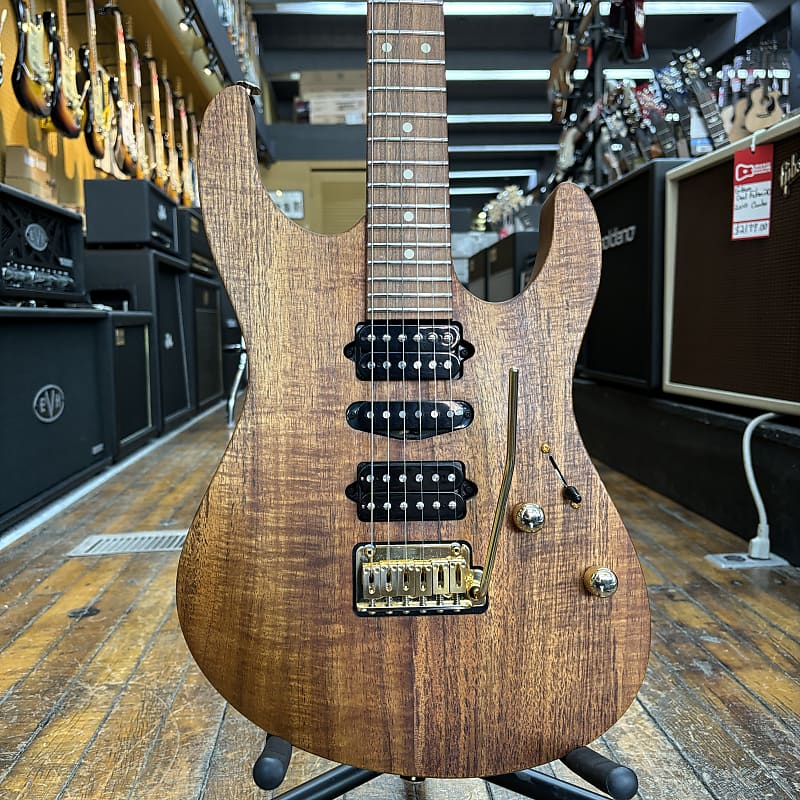 Suhr Modern Solid Figured Koa Electric Guitar 2015 Natural | Reverb