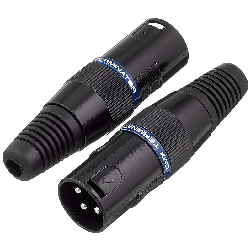 Adam Hall K 3 Dmxt 3 3 Pole 120Ohm Dmx Terminator (Pack Of 2) | Reverb