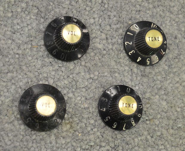 Vintage Original 1967-71 Gibson Witch Hat Knobs for Les Paul | Reverb
