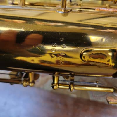 Buescher Model 30A Tenor Saxophone, Circa 1950's - Gold | Reverb