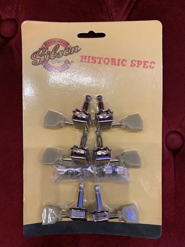 Gibson Deluxe Reissue-Style Tuner Set Nickel | Reverb